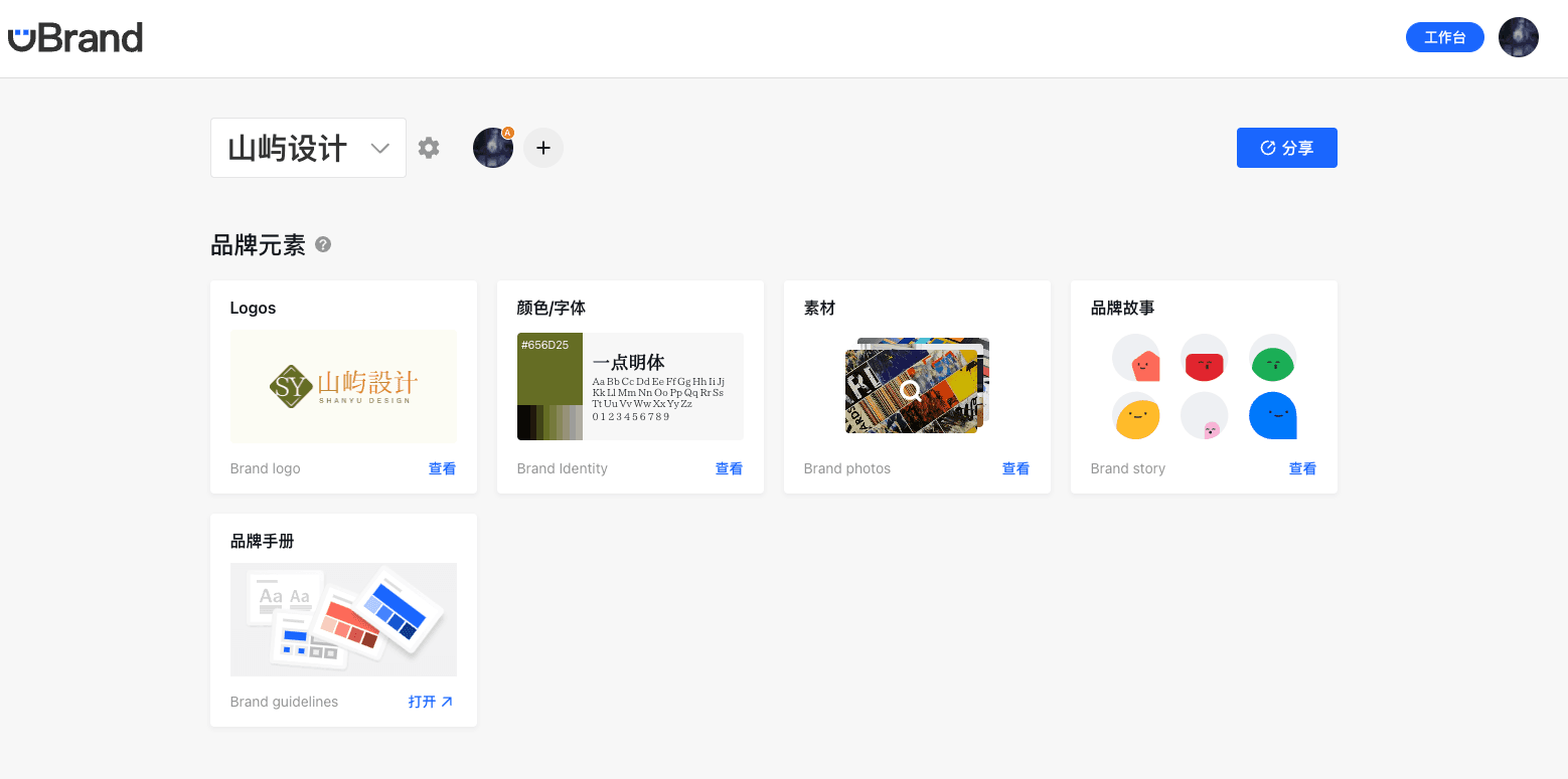 上传logo就能自动生成品牌VI设计 - uBrand博客