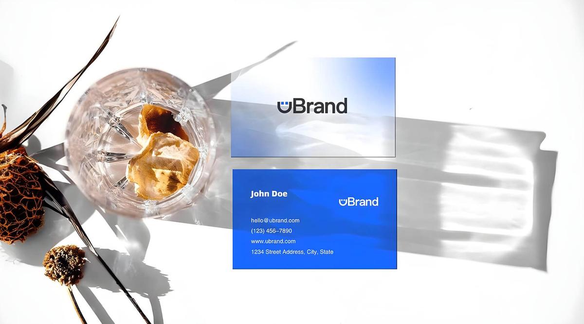 6款名片VI品牌效果图 | 在线编辑下载 - uBrand博客